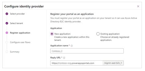 configure the azure active directory b2c identity provider for power