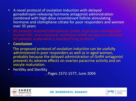 Ovulation Stimulation Protocols For Iui Dr Dhorepatil Bharati Ppt