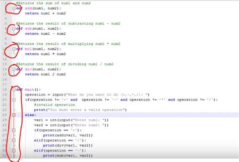 notepad purpose of vertical lines beside number orriented