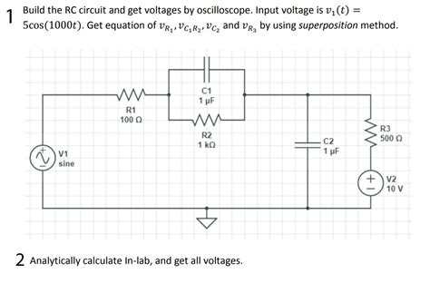 [solved] Build The Rc Circuit And Get Voltages By Solutioninn