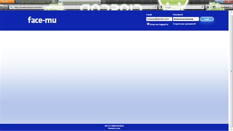 membuat layout website seperti facebook memanfaatkan