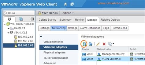 how to add additional physical nic to existing vmkernel link unixarena
