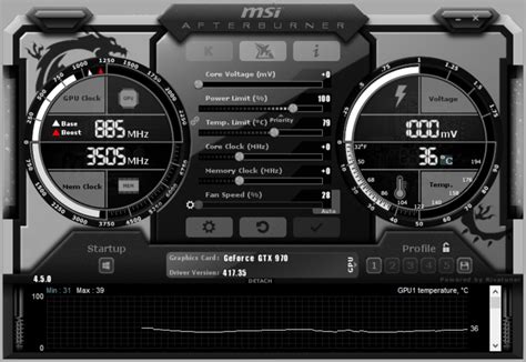 Guide To Gpu Overclocking With Msi Afterburner A1 Electronics