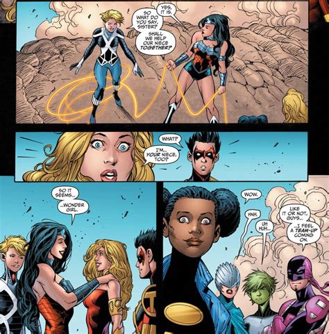 Teen Titans 18 Cassandra Diana Prince Wonder Woman Tim Drake Red