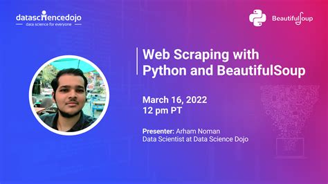 data science dojo web scraping with python and beautifulsoup