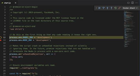 node js vscode breakpoints unbound when debugging a react app in a