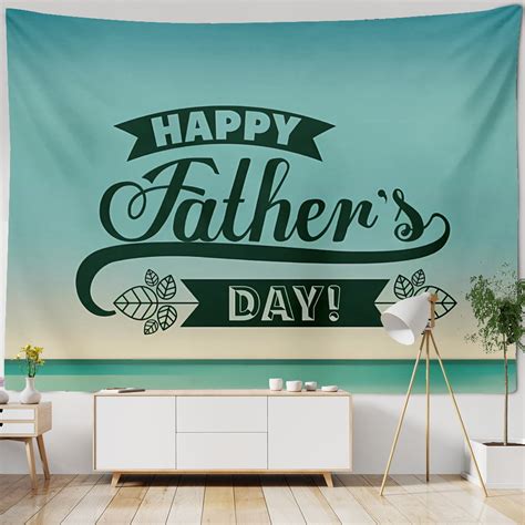 Kingque Happy Fathers Day Backdrop Banner Decoration Extra Large