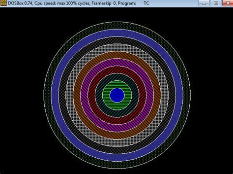 draw animation circles using c gui graphics techarge