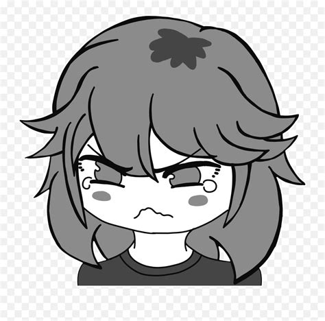 Pin Cute Angry Anime Face Emoji Angry Emoji Meme Free Emoji Png