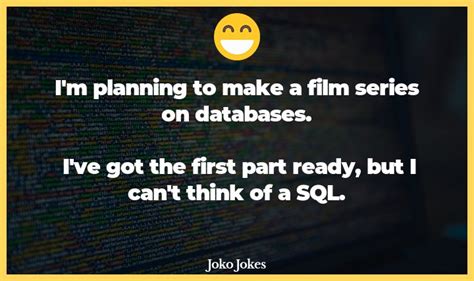 19 database jokes that will make you laugh out loud