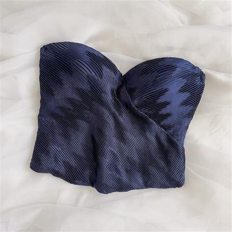 Vintage La Perla Pleated Bustier ♡ In Excellent Depop