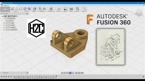 basic modelling tutorial autodesk fusion 360 youtube