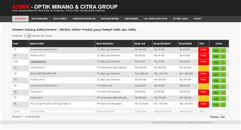 source code sistem informasi penjualan dengan php dan