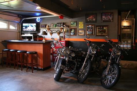 Garage Makeover Ideas Harley Garage Decor The Garage Journal Board