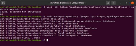 how to install microsoft sql server 2019 and mssql command line tools