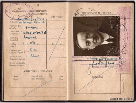 Arthur Henderson Nobel Peace Prize Passport By Tom Topol
