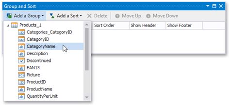 group and sort the report data reporting devexpress documentation