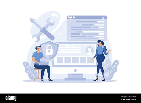 Software Tester Concept Application Or Website Code Testing Software