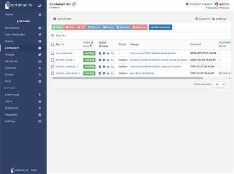 run and manage containers with portainer and the command line on torizon