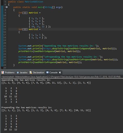 how to append and prepend 2d arrays in java without array copy assuming