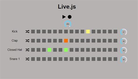 a drum synthesizer sequencer built with tone js and vue js