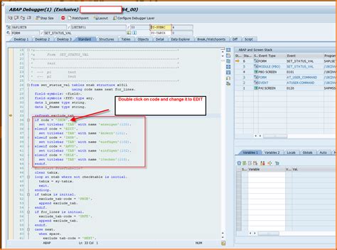 abap tricks for functionals trick 1 edit table values in s 4 hana