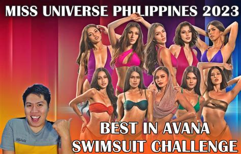 Miss Universe Philippines 2023 Top 10 Best In Avana Swimsuit