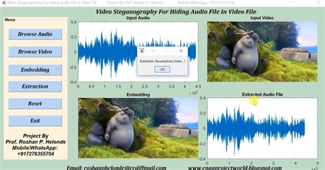 video steganography hiding audio in video using matlab source code