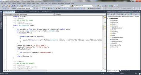 learning mvc part 5 repository pattern in mvc3 application with