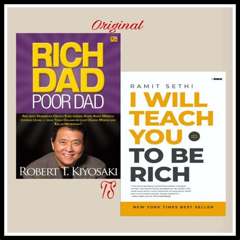 Jual Paket Bundling Buku Rich Dad Poor Dad And I Will Teach You To Be