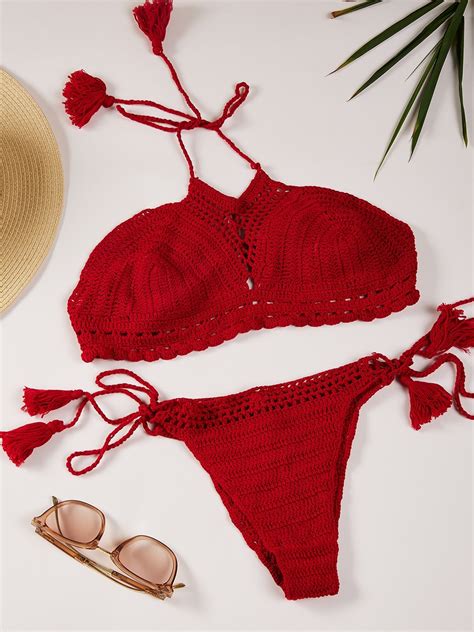 Buy Secrets By Zerokaata Women Pure Cotton Swim Bikini Set Swimwear