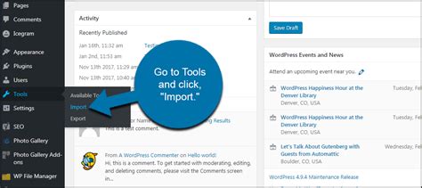 how to import wordpress content from tumblr greengeeks