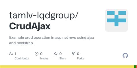 github tamlv lqdgroup crudajax example crud operation