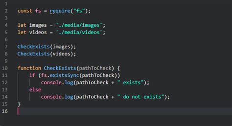 node js how to check if directory or file exists parallelcodes