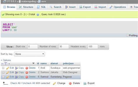 membuat crud dengan php dan mysql
