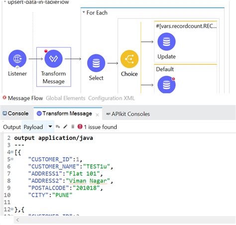 upsert operation in mulesoft database connector