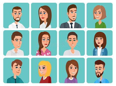 People Men Women Icons Stock Illustrations 12 009 People Men Women
