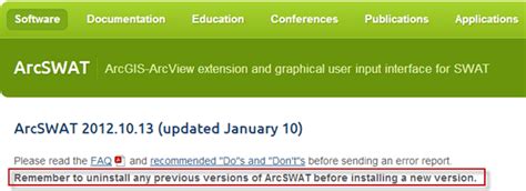 manually install arcswat swat output viewer