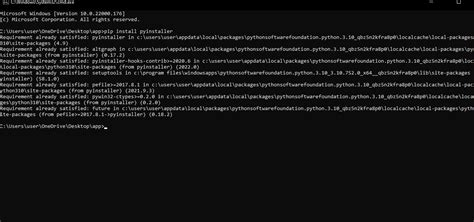 python convert py to exe with cmd stack overflow