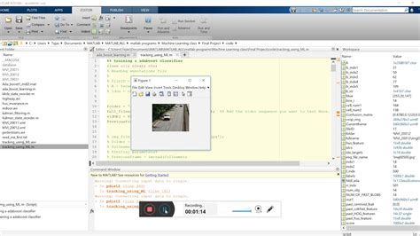 moving object detection and tracking results code in the description