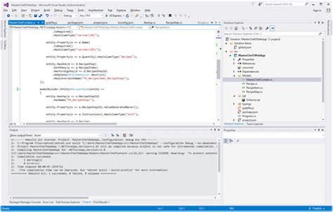 master chef part 3 asp core mvc with entity framework core and