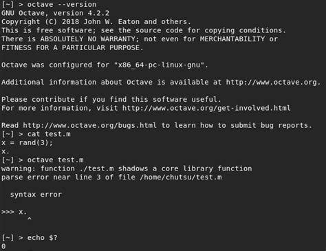 how do i get non zero return from a syntax error while running an
