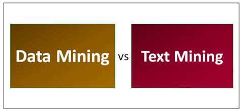 data mining vs text mining best comparison to learn with