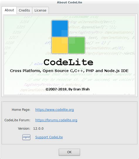 building codelite v12 for on debian 9 and step debug around glibc
