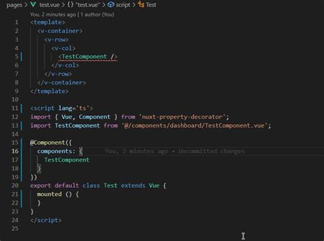 typescript vscode not showing missing props error when importing vue