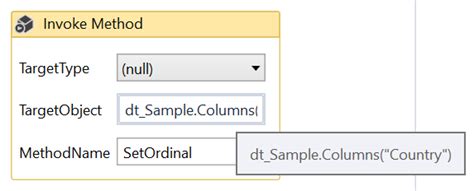 how to reorder columns in datatable in uipath excelcult