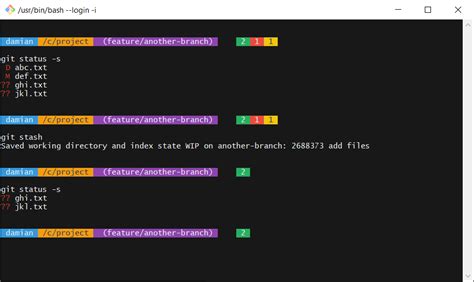 how to pimp up the git bash prompt on windows without any external