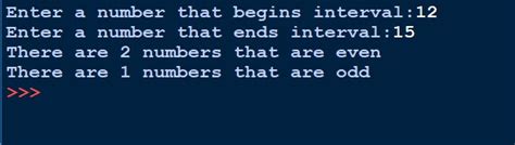 count even odd numbers in a range in python programming pseudocode