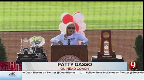 Ou Softball Celebrates National Championship Athletic Director