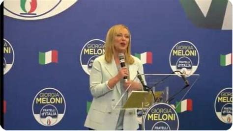 Giorgia Meloni Becomes Italys First Ever Woman Pm Prime Minister